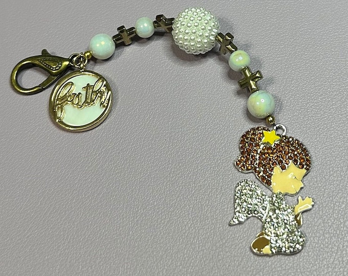 Praying Angel Scissor Fob, Key Fob, Purse Fob, Lanyard Fob - Etsy