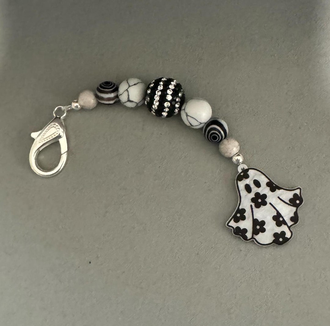 Ghost Scissor Fob-key Fob-purse Fob-backpack Fob-stitching Accessory ...