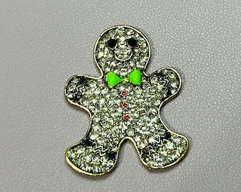 Gingerbread Man Needle Minder-needle Dock-brooch-magnet-stitching ...