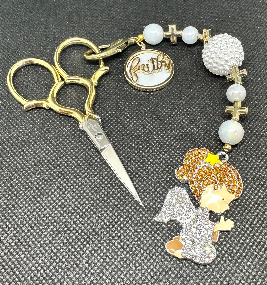 Praying Angel Scissor Fob Key Fob Purse Fob Lanyard Fob - Etsy