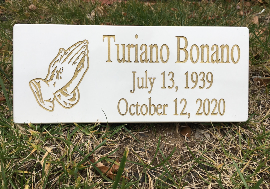 Personalized Engraved Marble Sign: Custom Stone Plaque, 5x12 - Etsy