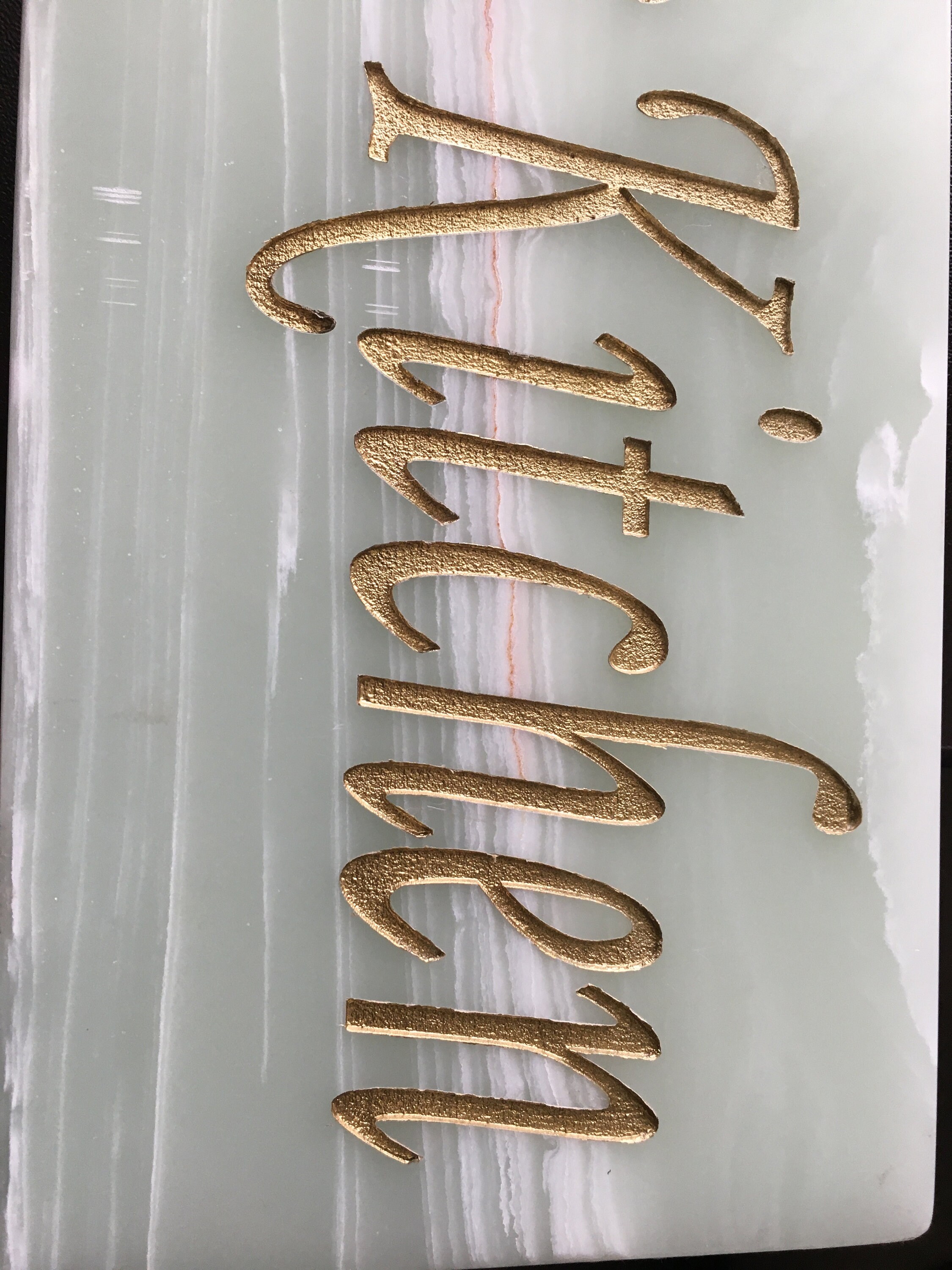 Custom Size Marble Sign,personalized Engraved Marble - Etsy