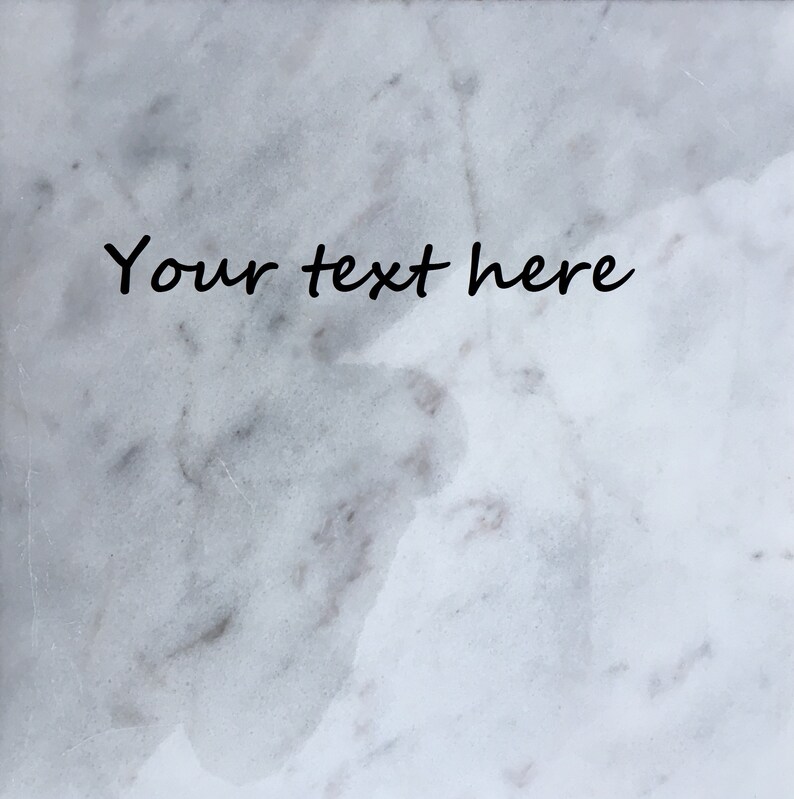 Engraved 12 X 12 Marble Indoor/outdoor - Etsy