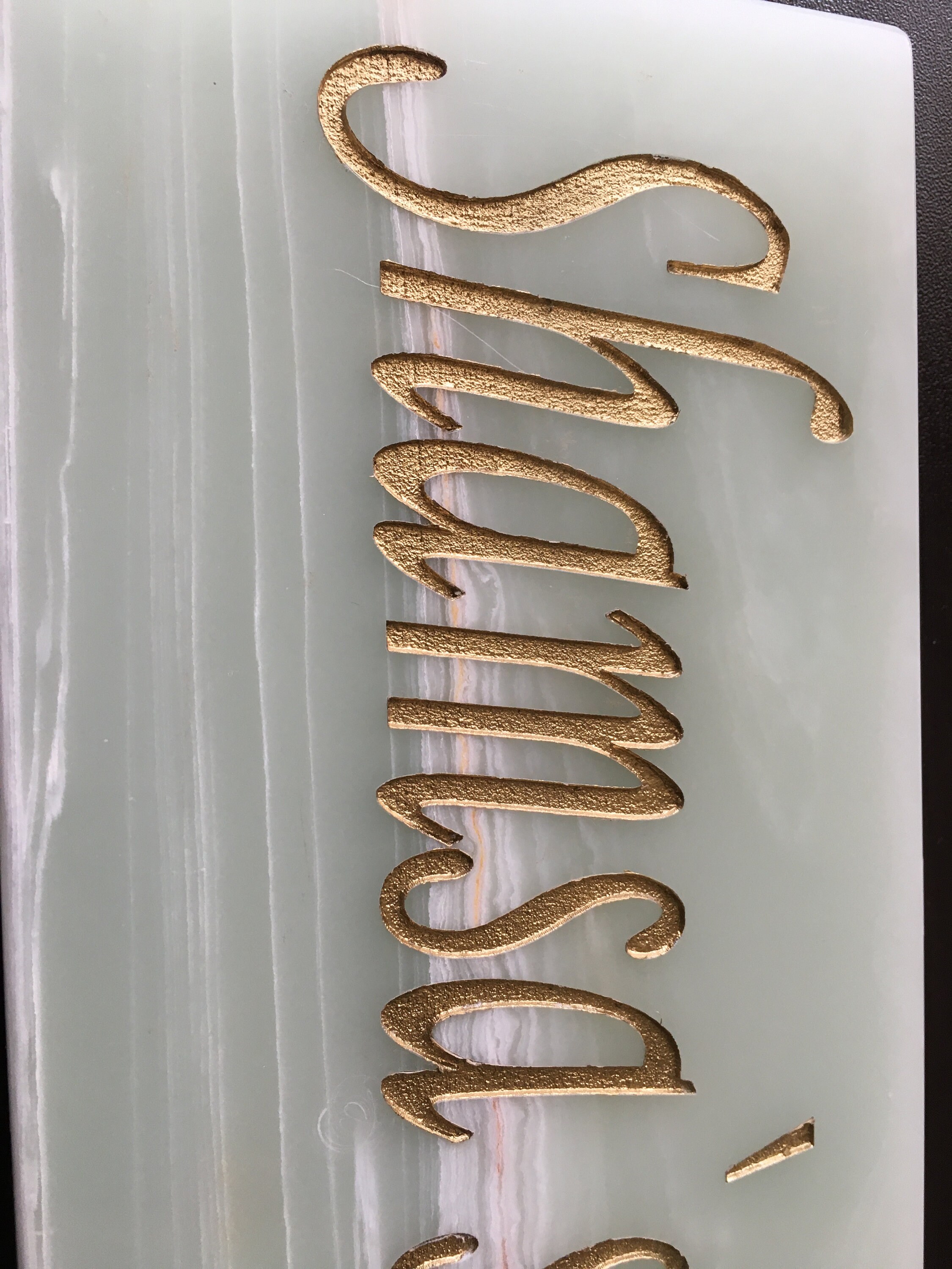 Custom Size Marble Sign,personalized Engraved Marble - Etsy