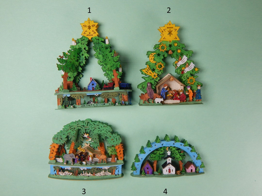 Arches, Finished, Tree Shape, Miniature Table Decoration, Colorful ...