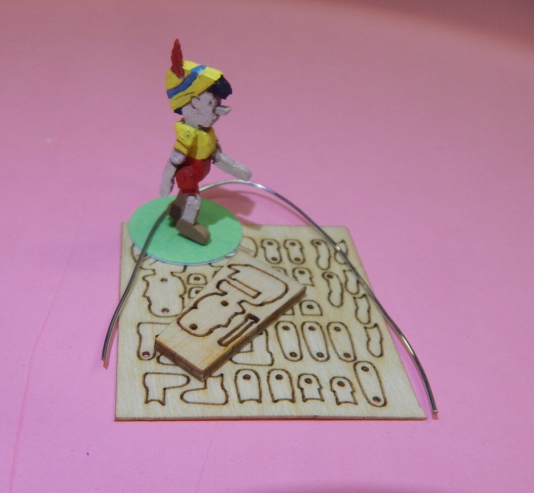 Pino or Pina, KITS, Do It Yourself, Wooden Puppet, Three Sizes - Etsy