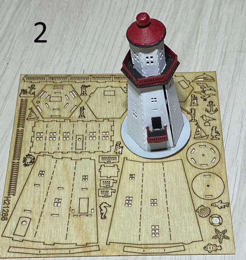 Lighthouse, KIT, Largest Three Open, Ladders, 144th-scale, 288, 450 ...
