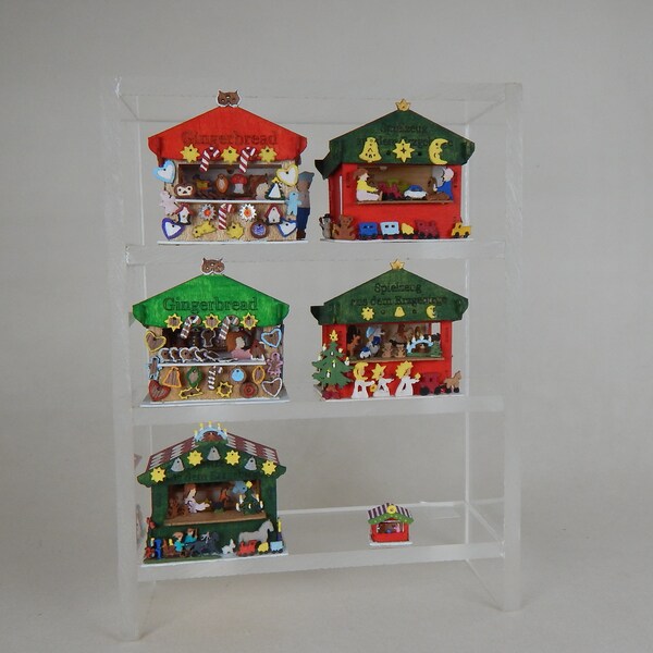 Miniature Christmas Stall - Etsy
