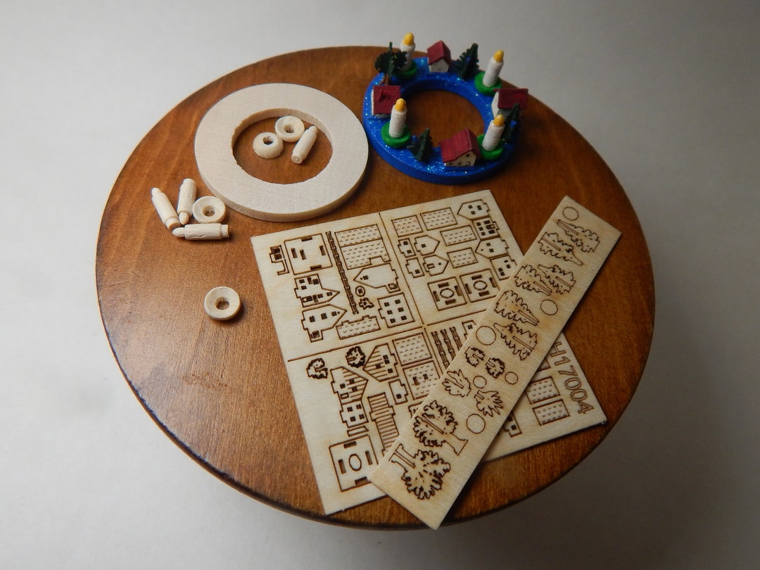 Candlestick Ring KIT, Do It Yourself, Ring, Houses, Trees, Candles - Etsy