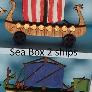 Miniature, KIT, Sea Box, Sailing Ships, Box, Do It Yourself, Crank ...