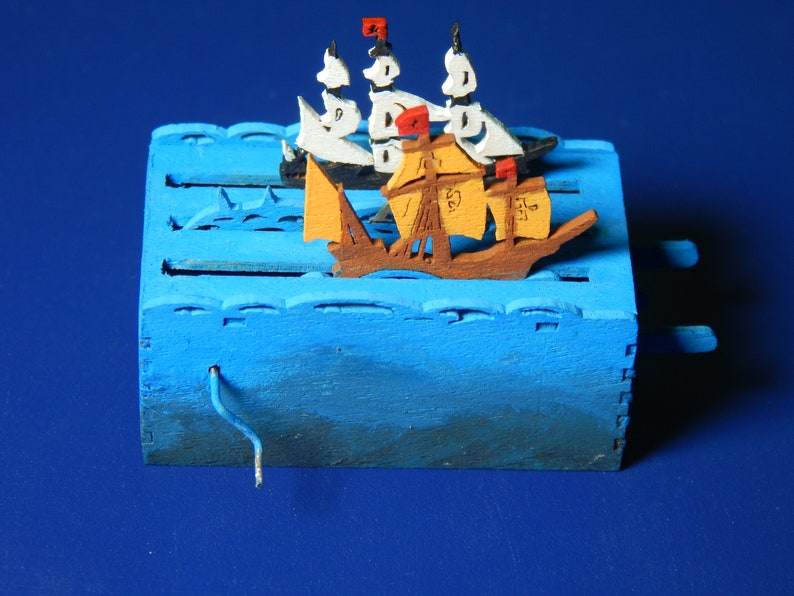 Miniature KIT Sea Box Sailing Ships Box Do It Yourself - Etsy