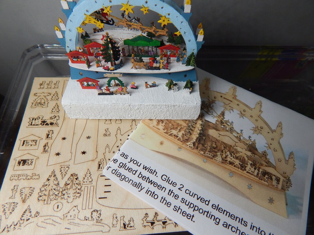 Santa Arch, KIT, Do It Yourself, Markets, Many People, Santa, Reindeer ...