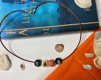 Percy Jackson Camp Half-blood 5 Beaded Necklace now Featuring Glow in ...