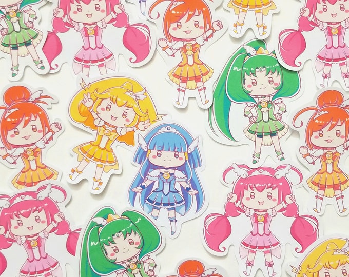 Smile Precure/glitter Force Stickers - Etsy