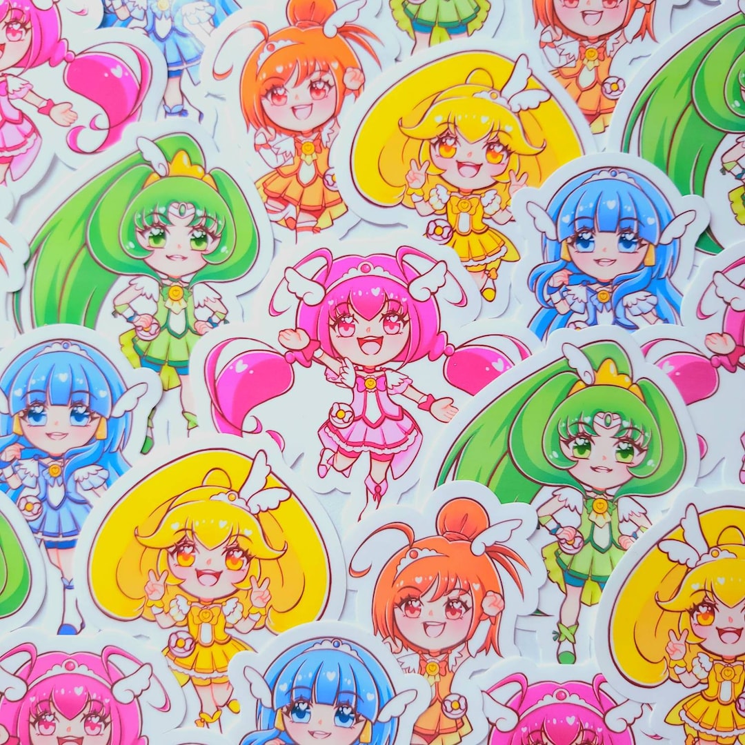 Smile Precure/glitter Force Stickers - Etsy
