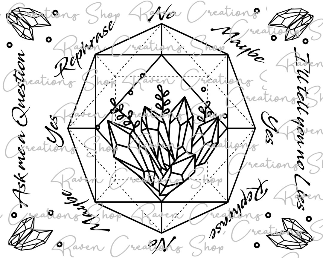 Pendulum Mat Digital File | Pendulum Reading Mat | Witchcraft | Witch ...