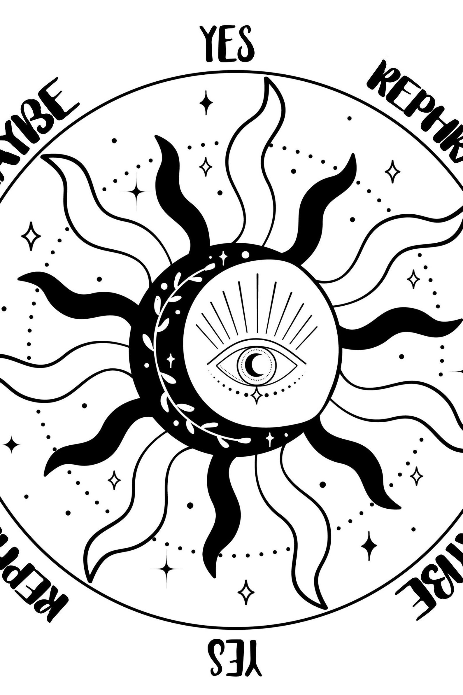 Pendulum Mat Digital File | Pendulum Reading Mat | Witchcraft | Witch ...