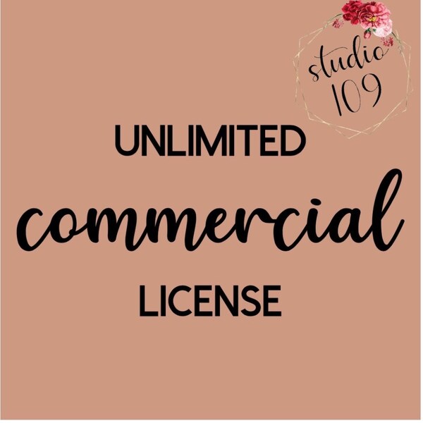Commercial License - Etsy