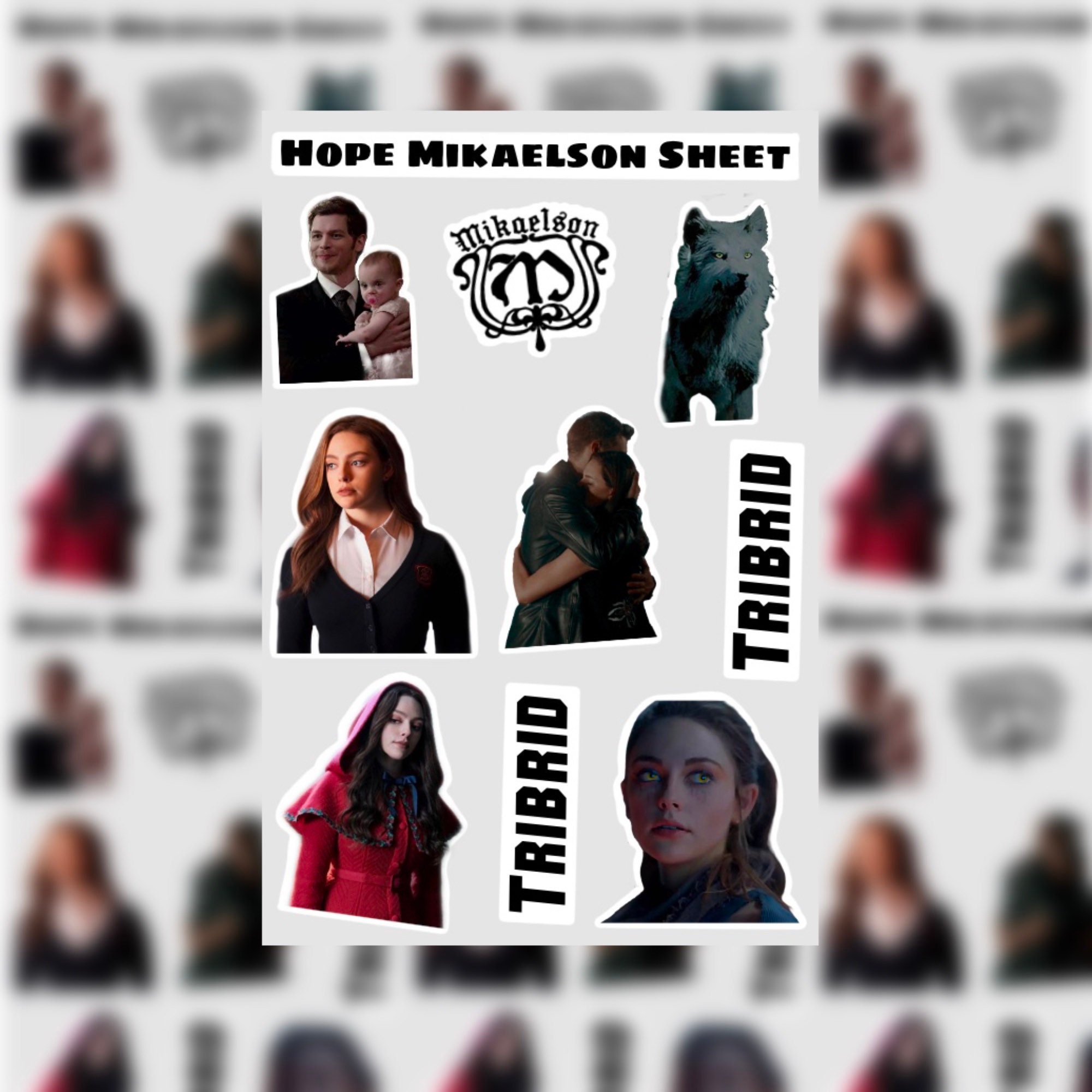 The Originals Sticker Sheets the Mikaelsons, New Orleans, the Vampire ...