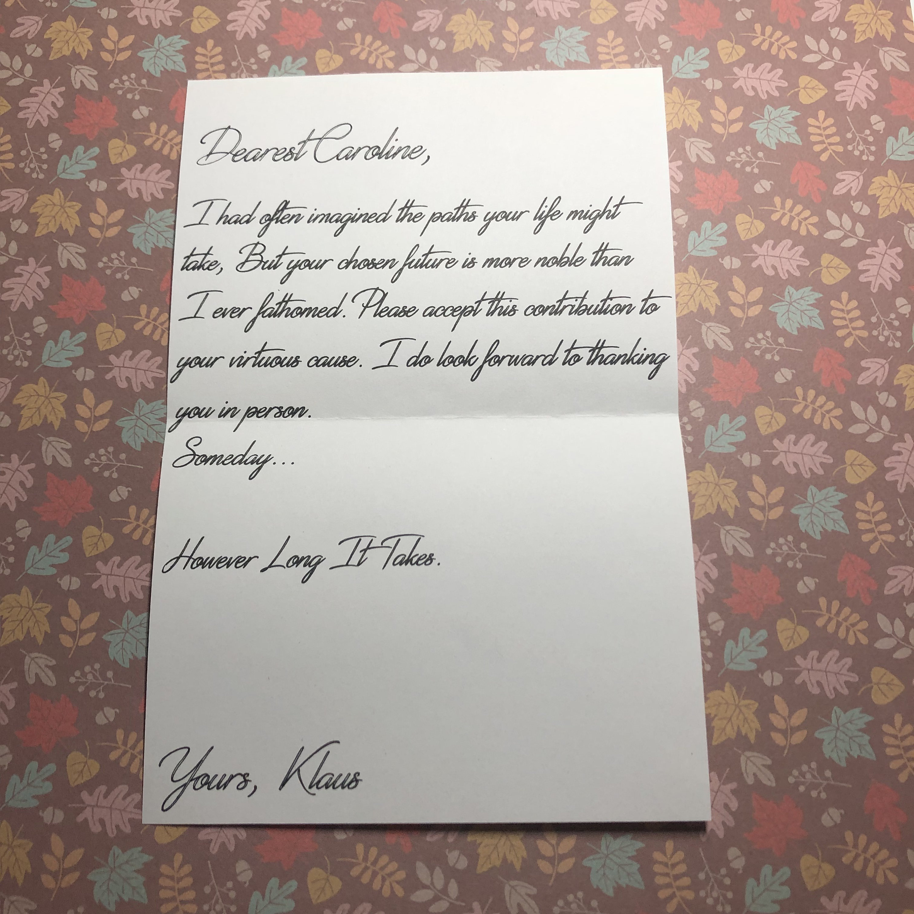 The Originals Inspired Letters Freya's Letter to Rebekah - Etsy