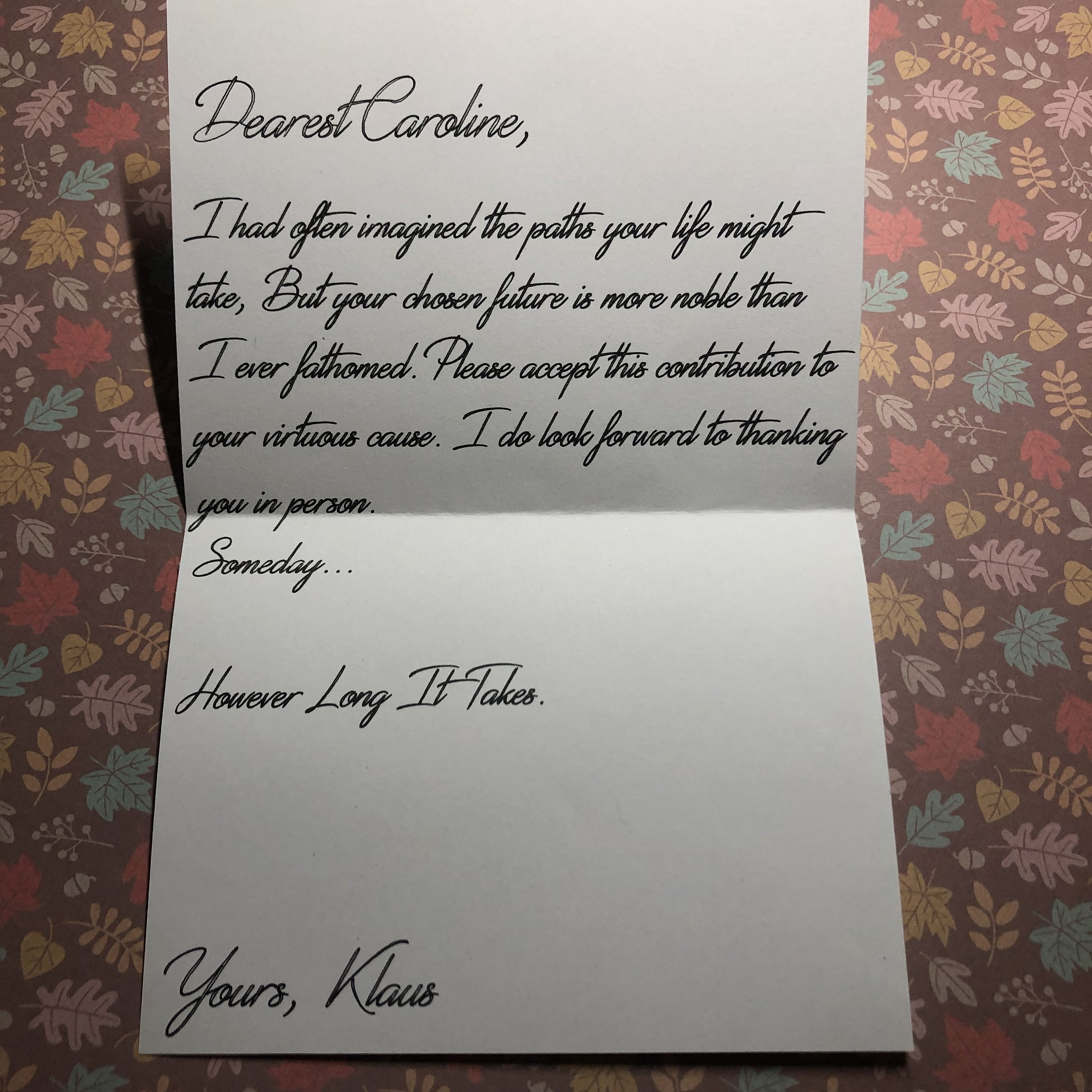 The Originals Inspired Letters Freya's Letter to Rebekah - Etsy