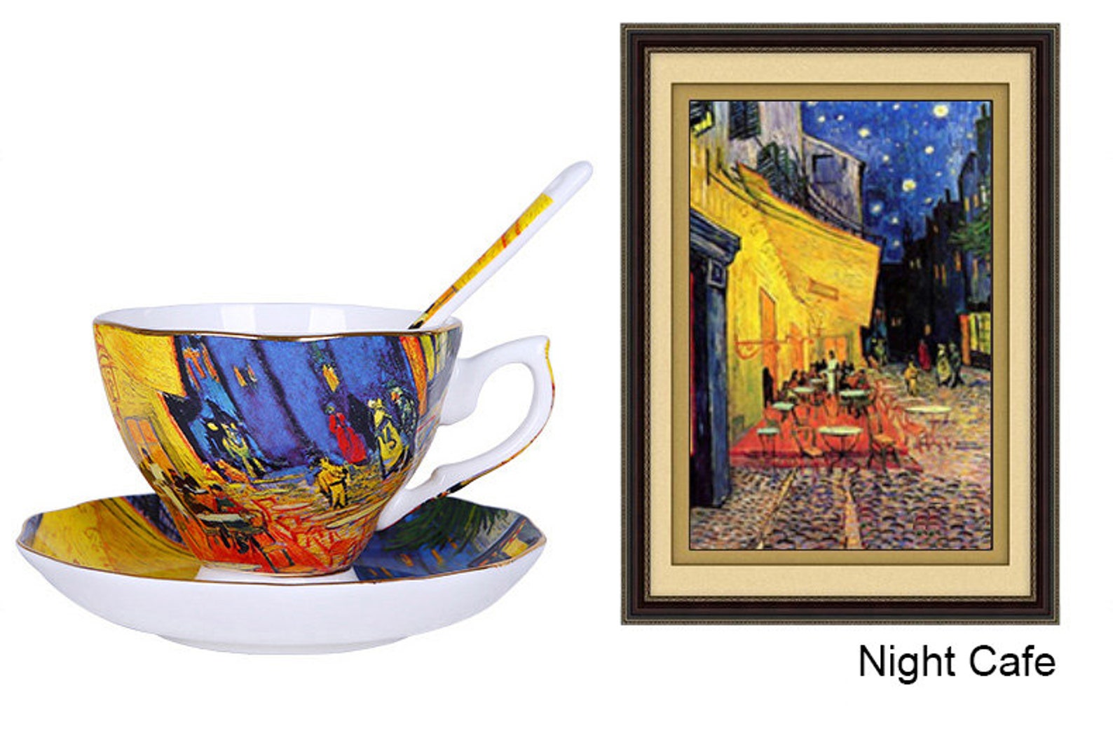 Van Gogh Art Tea Cup Set Coffee Mug Table Decor Home | Etsy