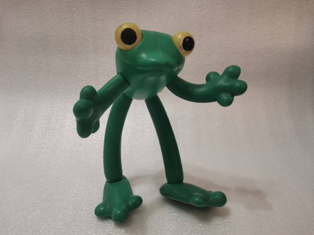 Figurines & Knick Knacks Vintage Toy Frog Toad Soviet USSR Green ...