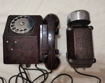Vintage Rotary Bakelite Phone Military Phone Industrial USSR Russian ...