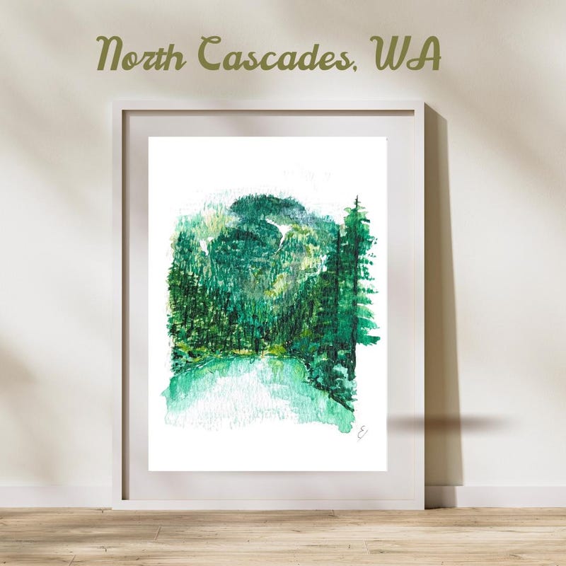 North Cascades Print - Etsy