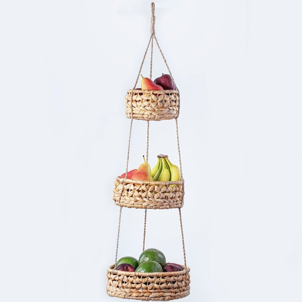 3 Tiered Hanging Basket - Etsy