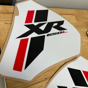 Honda XR650L XR650 L Fuel Gas Tank Graphics Decals Stickers Perforated ...