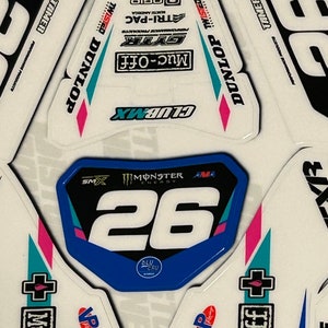 Losi Dirtbike Graphics Kit Sticker Kit Quality Motocross Material ...