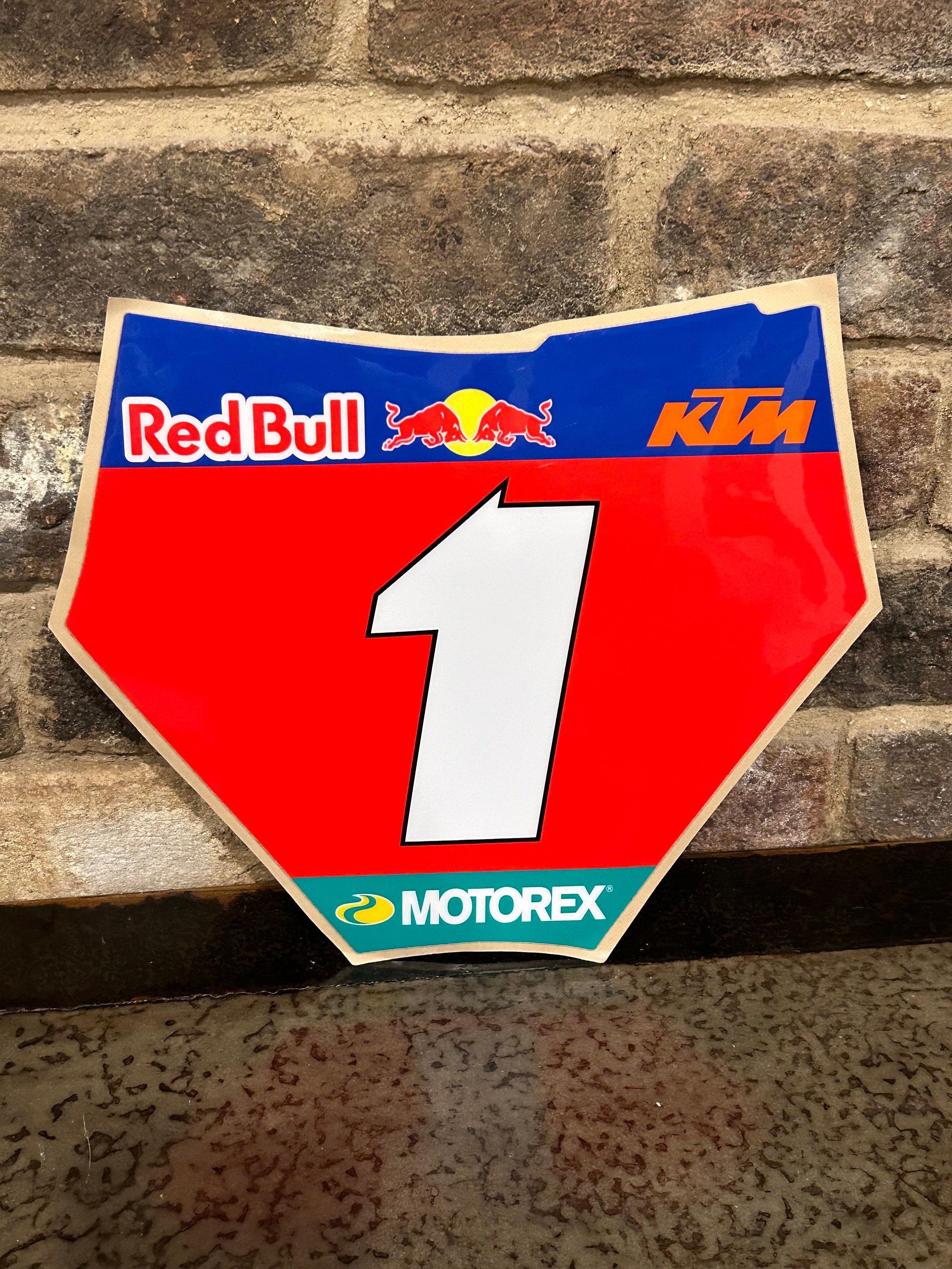 CHASE SEXTON Front Number Plate Decal Replica SUPERCROSS 1 Thick ...