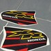 Honda XR200 HONDA XR250 600 XR 400 Fuel Tank Gas Tank Decals Stickers ...