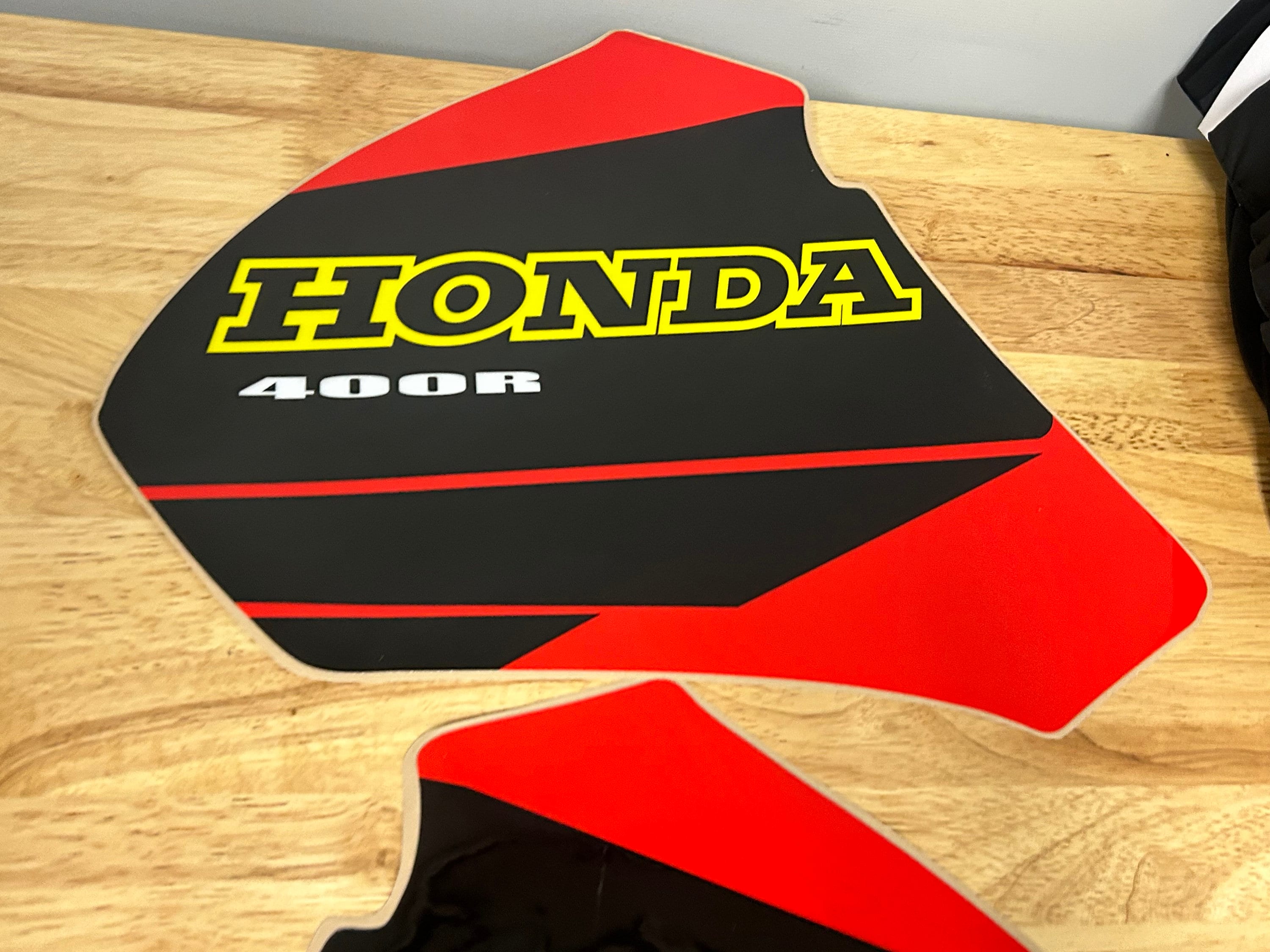Honda XR400R XR 400R Tank Graphics Fuel Tank Decals Set of Left and ...