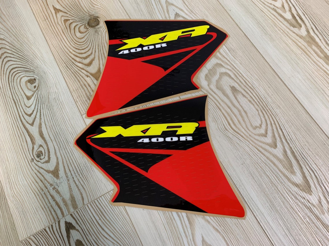 Honda XR400 XR 400 XR Fuel Tank Decals Gas Decals Graphics Right and ...