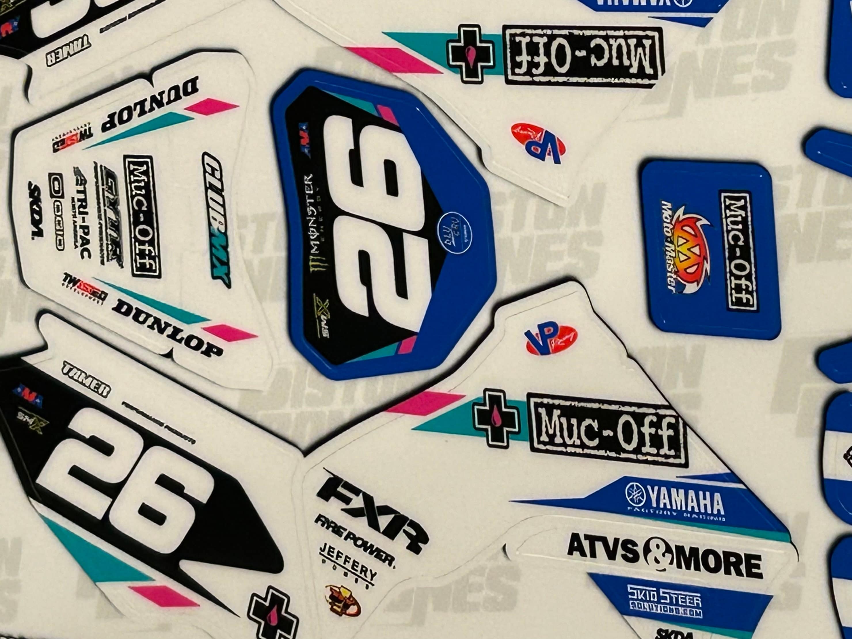 Losi Dirtbike Graphics Kit Sticker Kit Quality Motocross Material ...