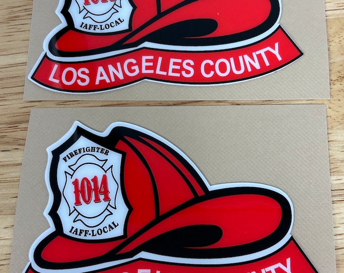 Los Angeles Fire Department Lacofd Helmet Decals Stickers Window ...