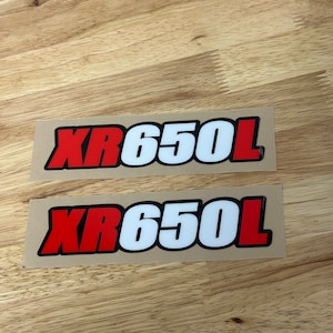 HONDA XR650L Swing Arm Decals Swingarm Decals Stickers Thick USA Made ...