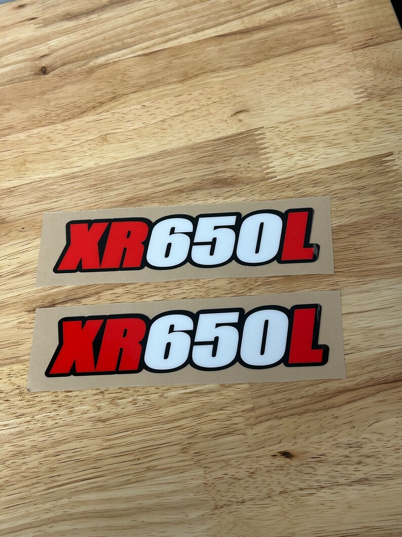 HONDA XR650L Swing Arm Decals Swingarm Decals Stickers Thick USA Made ...