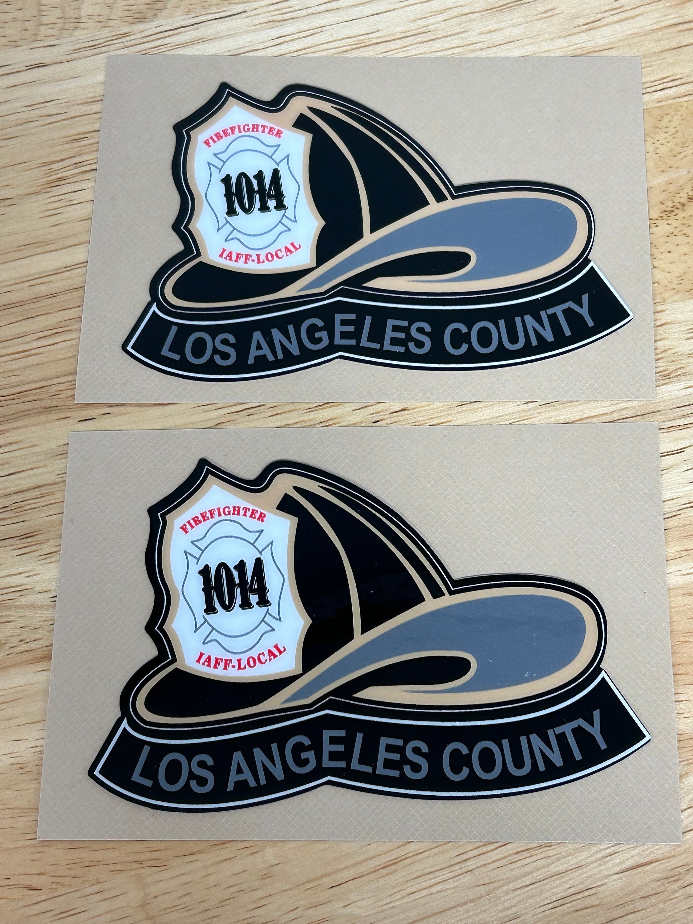 Los Angeles Fire Department Lacofd Helmet Decals Stickers Window ...