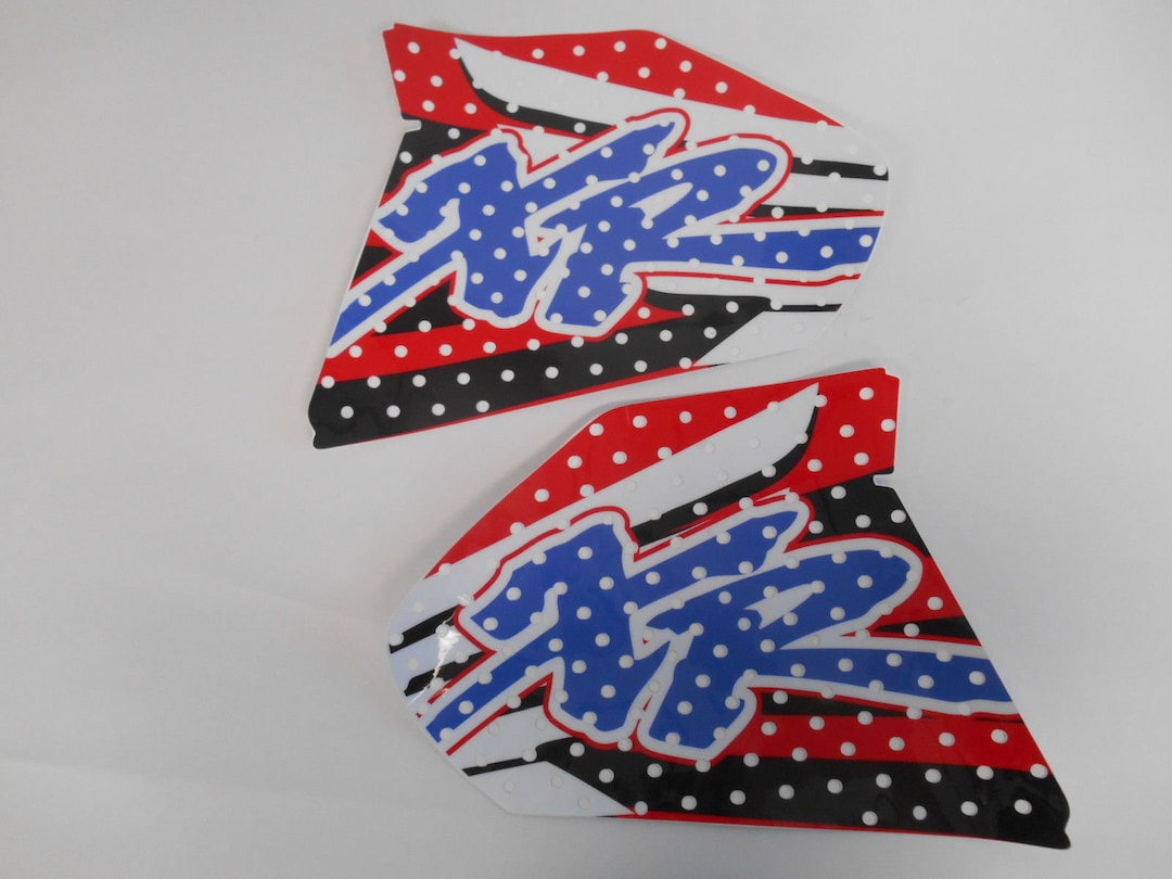 Honda XR 250R XR250R 250 R XR250 FUEL Gas Tank Decals GRAPHICS 1986 ...