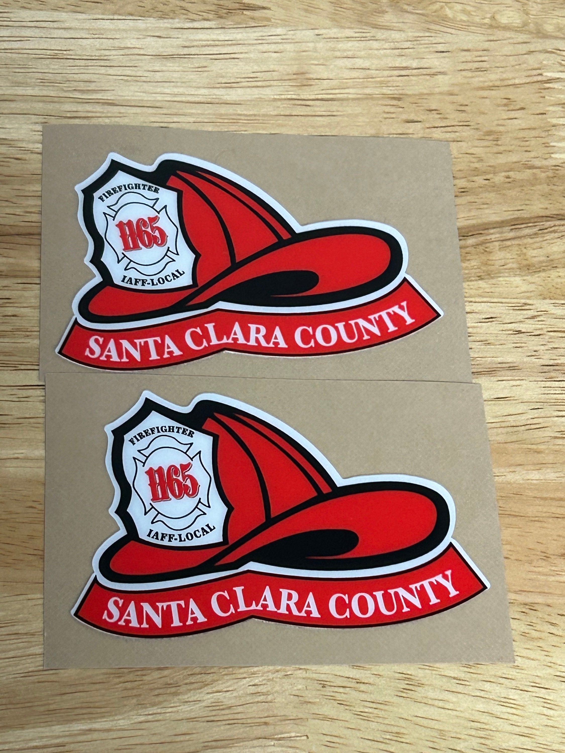 Santa Clara County Fire Department Helmet Decals Helmet Decals Stickers ...