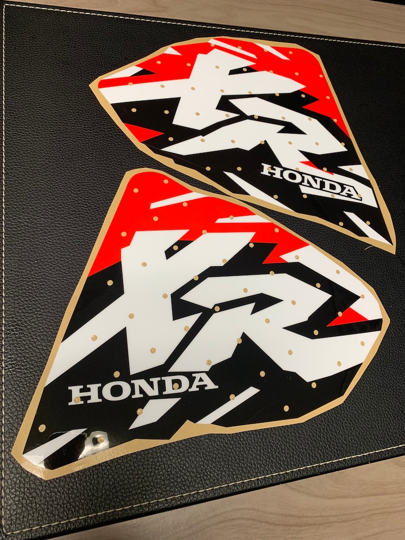XR 600 400 XR200 XR250 XR400 XR600 Graphics Fuel Tank Gas Tank Decals ...