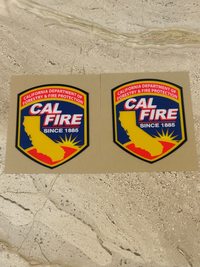 Calfire California Department of Forestry & Fire Protection Decals 21 ...