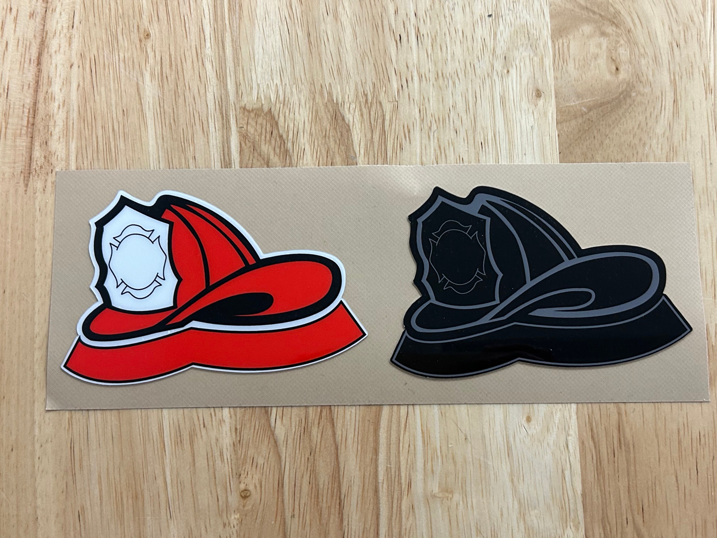 Fire Department Helmet Decals Stickers Window Stickers Uv Laminated ...