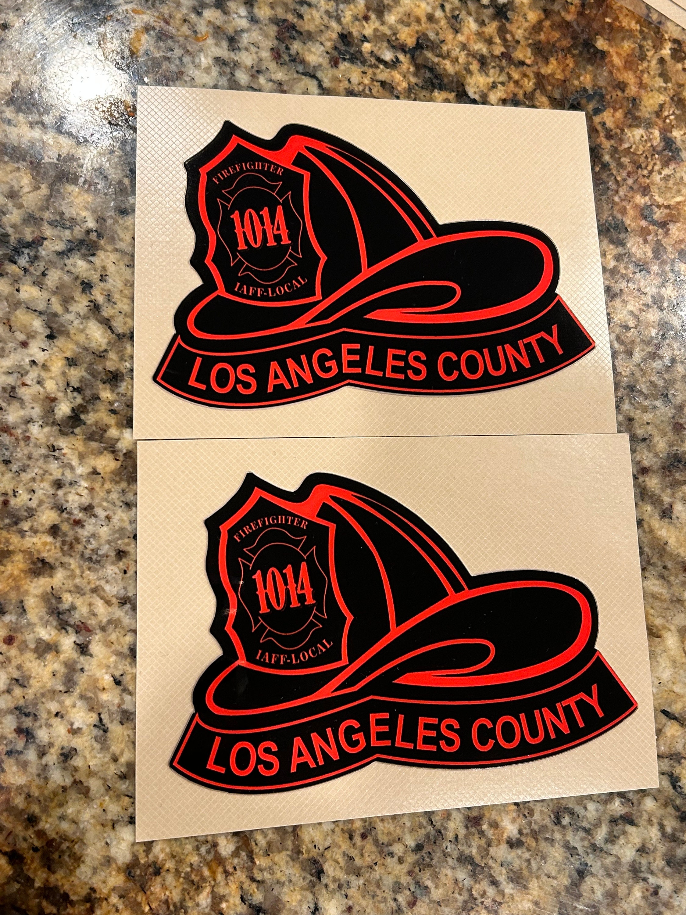Los Angeles Fire Department Lacofd Helmet Decals Stickers Window ...