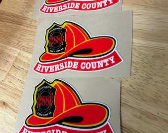 Fire Department Helmet Decals Stickers Window Stickers Made in the USA ...