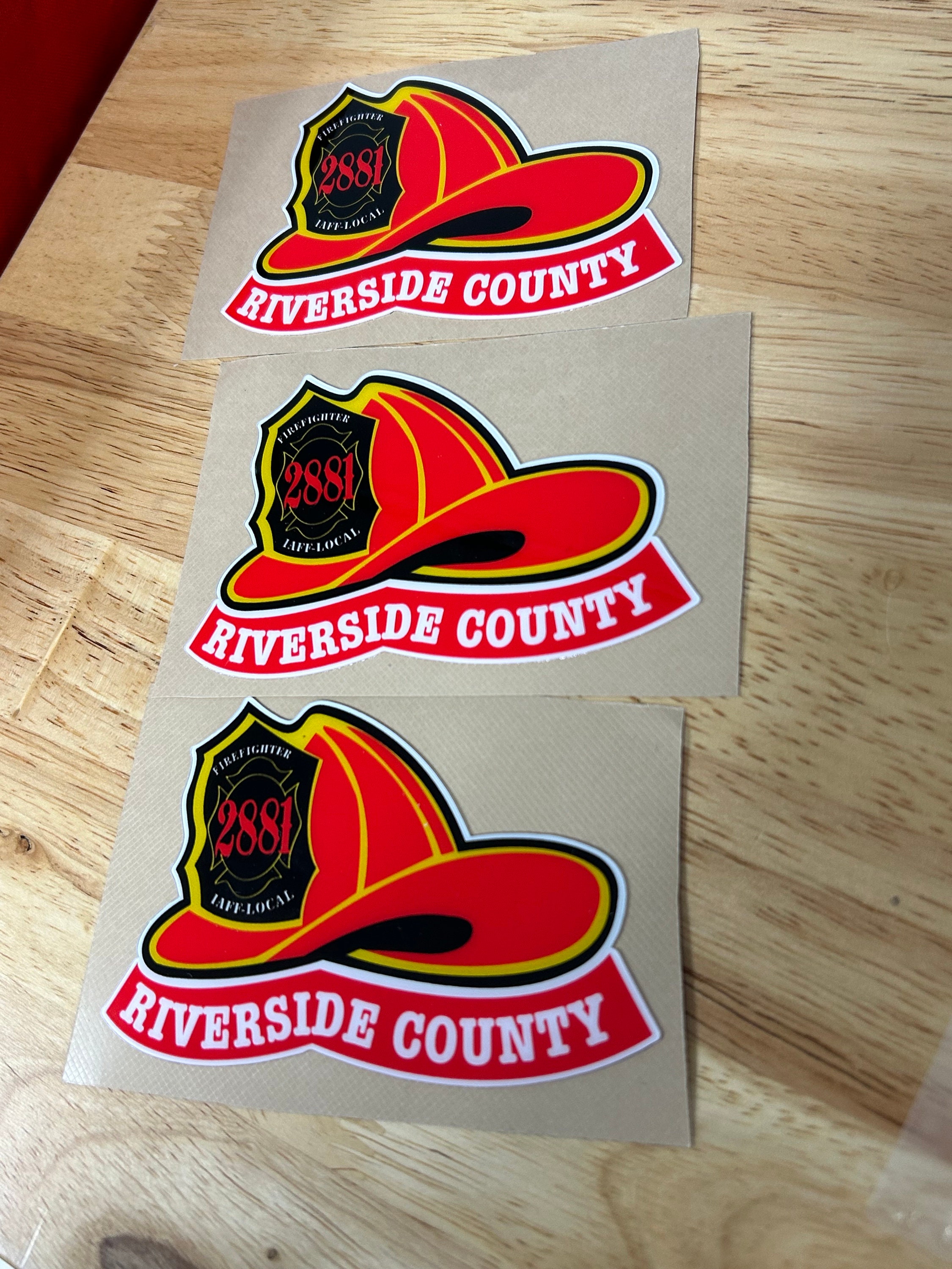 Riverside County Fire Department Helmet Decals Helmet Decals Stickers ...
