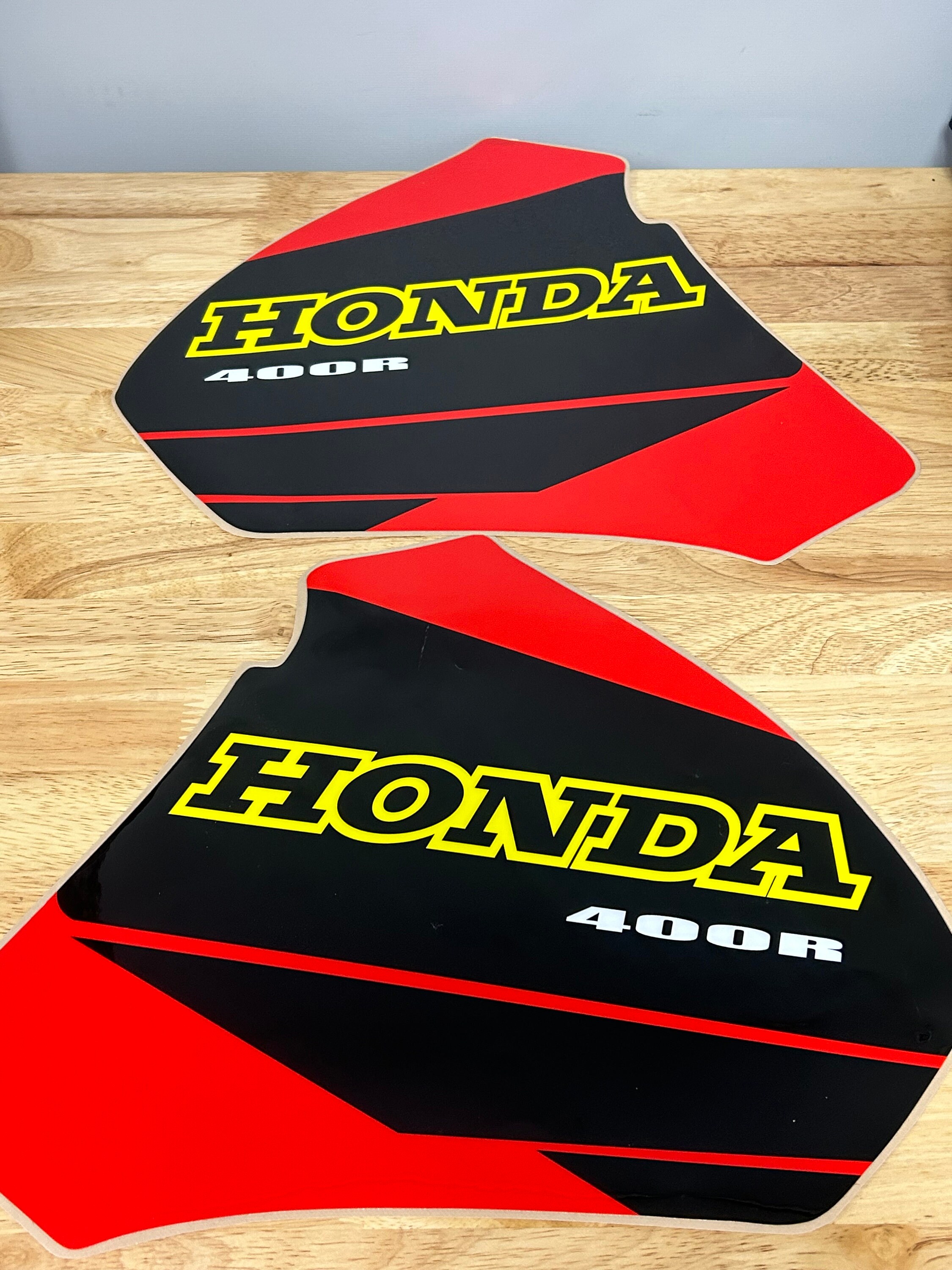 Honda XR400R XR 400R Tank Graphics Fuel Tank Decals Set of Left and ...